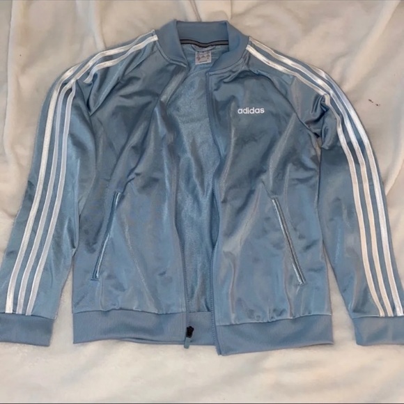 adidas | Jackets & Coats | Blue Adidas Track Jacket | Poshmark